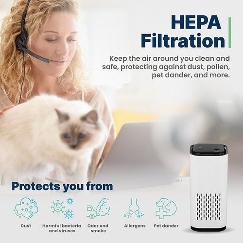 KIKI Pure Mini A1 HEPA 12 USB-C Powered Mini Air Purifier